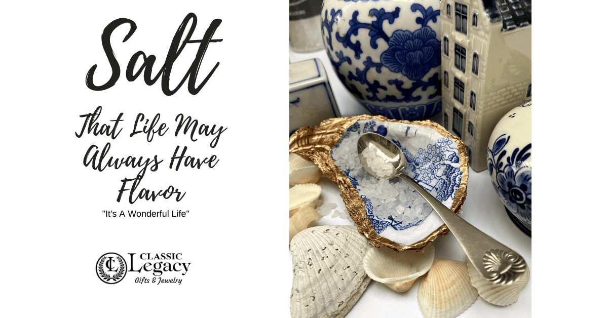 Oyster Shell Salt Dish, New Home Gift - Classic Legacy Custom Gifts